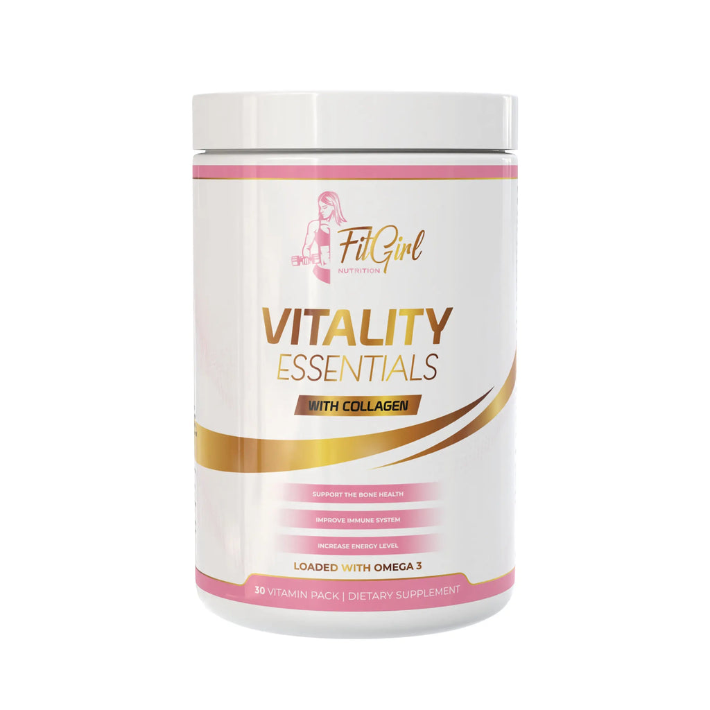 FitGirl Vitality Essentials – Daily Vitamin & Collagen Pack 30 Sachets